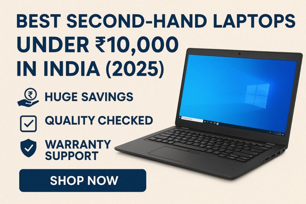 💻 Best Second Hand Laptops Under 10000 in India 2025